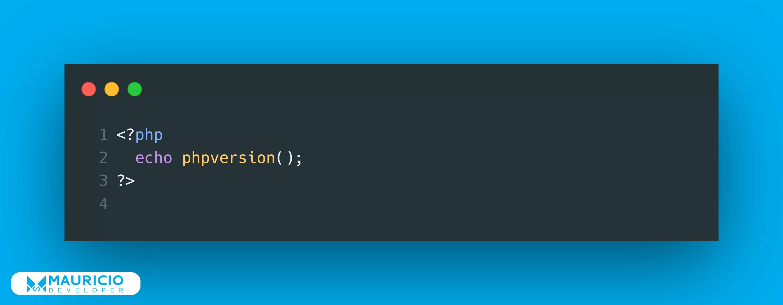 ¿Como saber que versión de PHP tengo instalada? - Mauricio Developer ¿Como saber que versión de PHP tengo instalada? - Mauricio Developer
